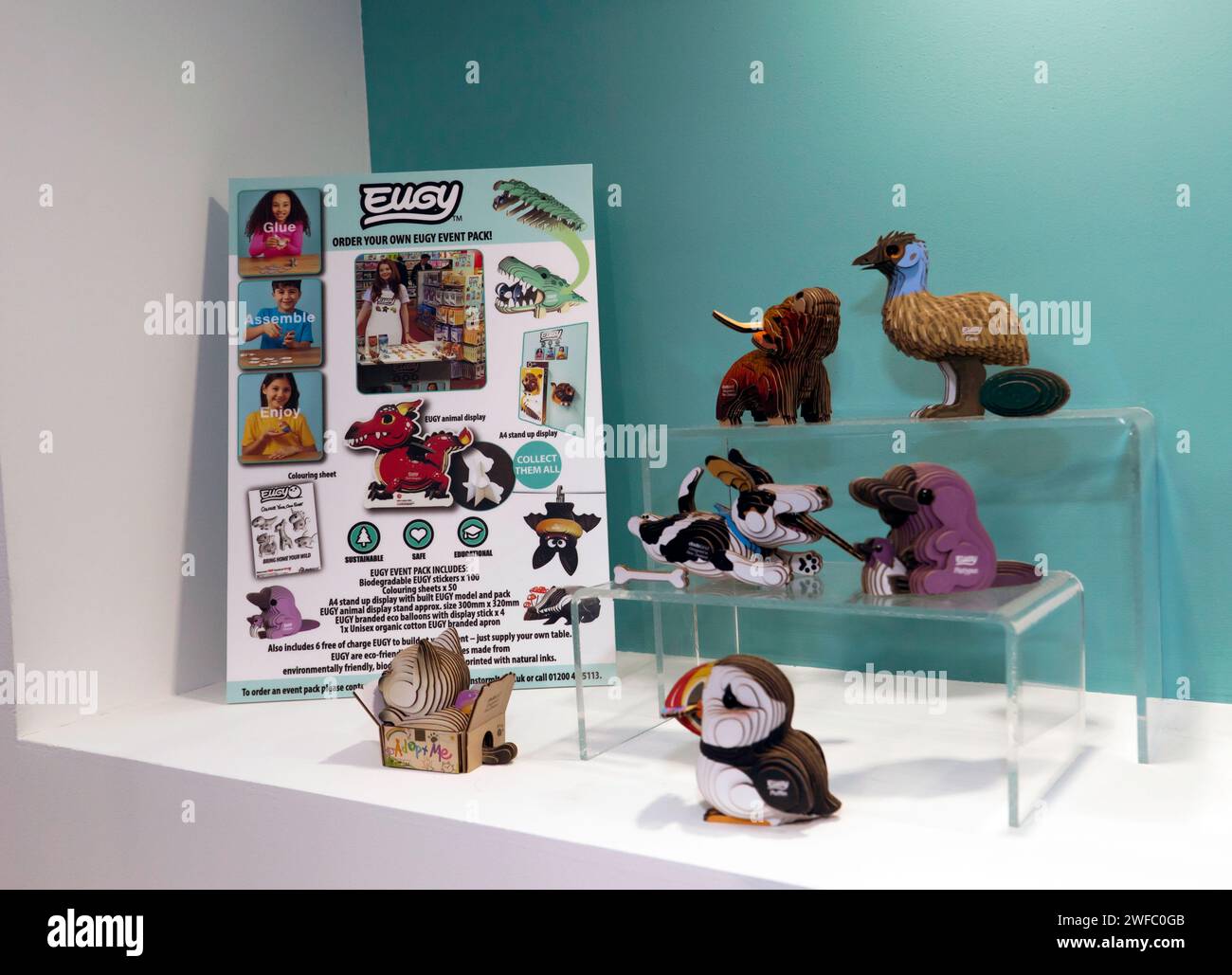 The Eugy range of easy to assemble 3D models constructed from cardboard ...