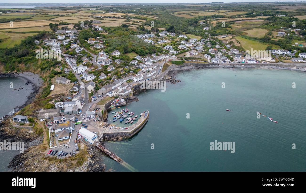 Pic Shows Coverack (in Cornish: Porthkovrek,meaning cove of the stream ...
