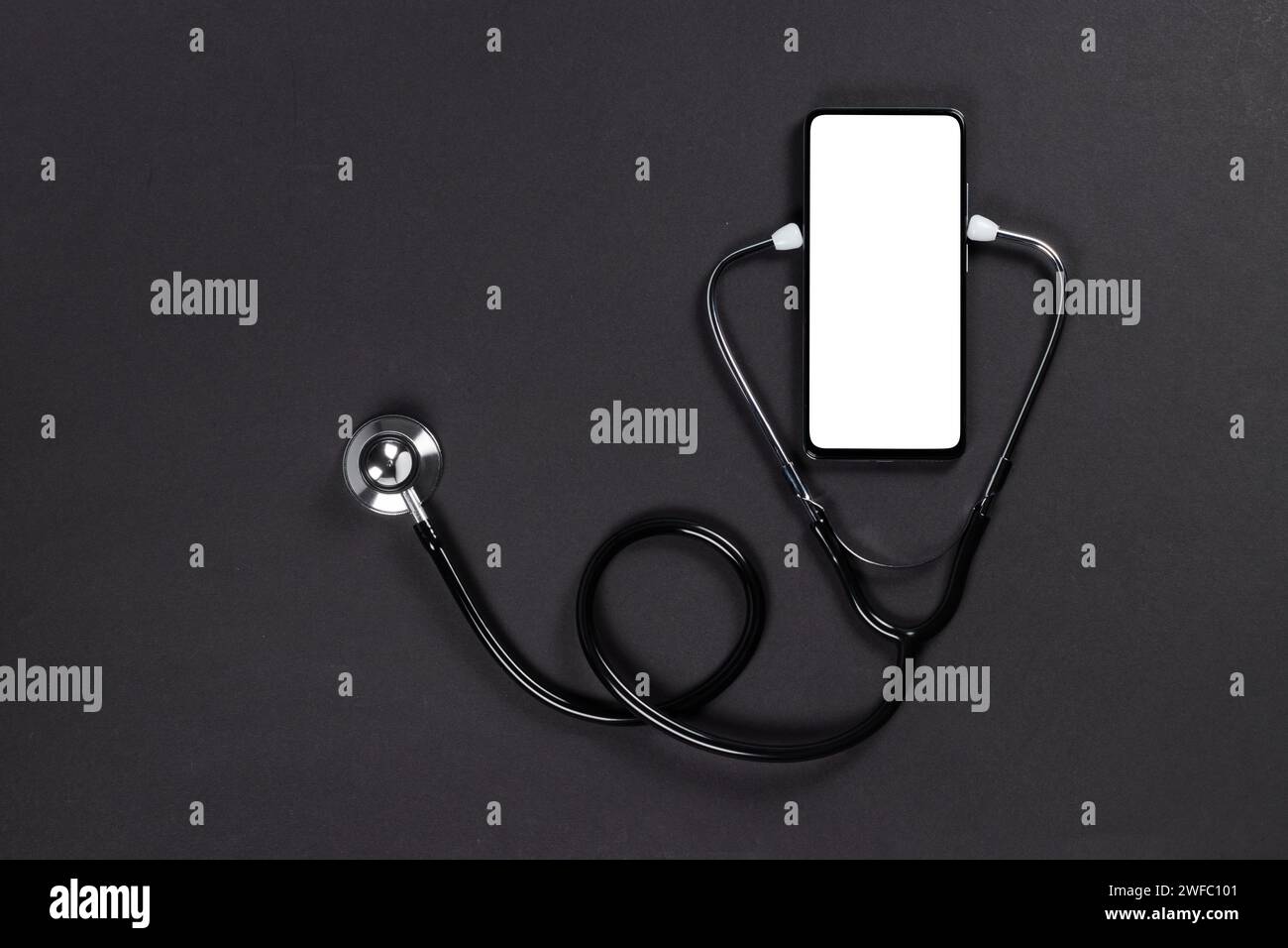 Online doctor. Mobile phone mockup for medical app. Smartphone white ...