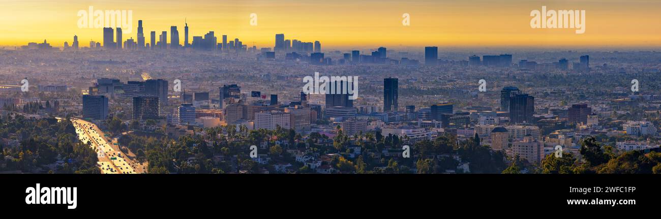 Hollywood bowl aerial hi-res stock photography and images - Alamy
