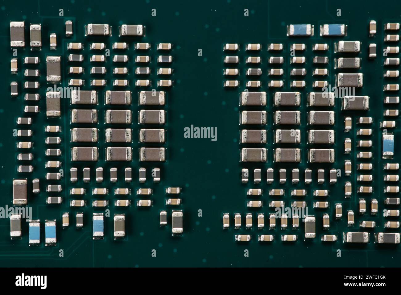 Closeup CPU or Central Processing Unit from motherboard, macro shot ...