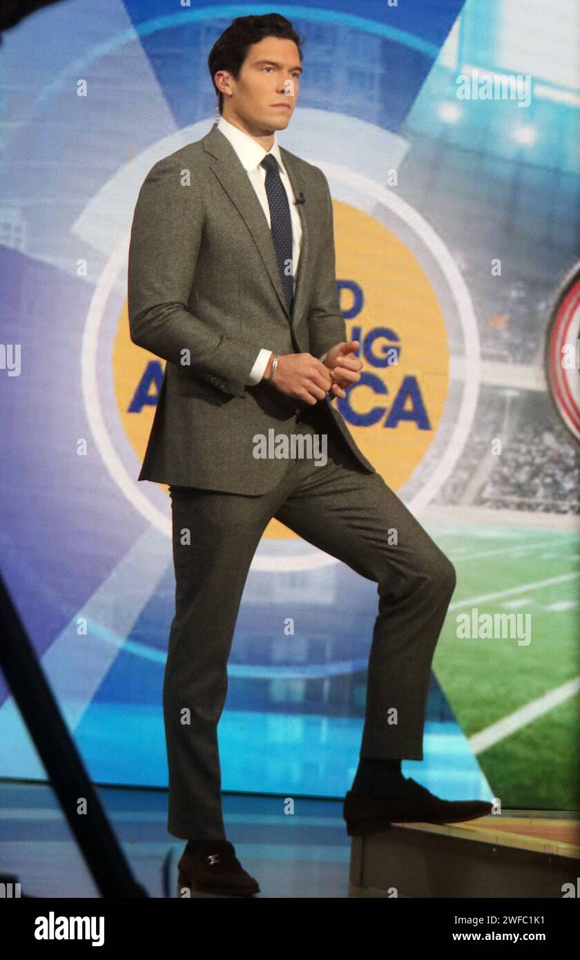 NEW YORK, NY- JANUARY 29: Will Reeve on the set of Good Morning America ...