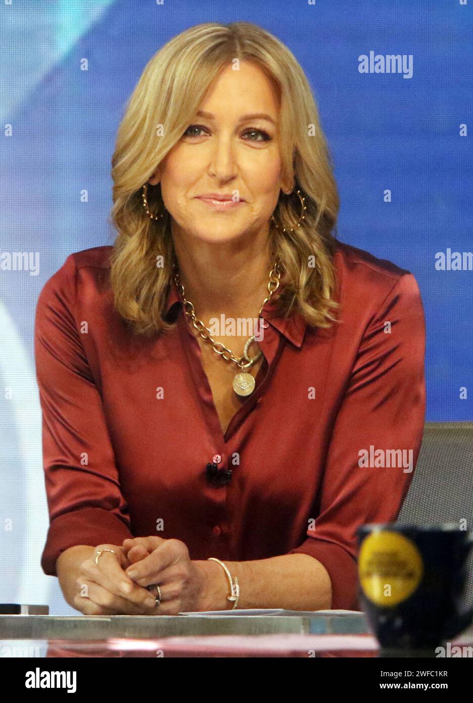 NEW YORK, NY- JANUARY 29: Lara Spencer on the set of Good Morning ...
