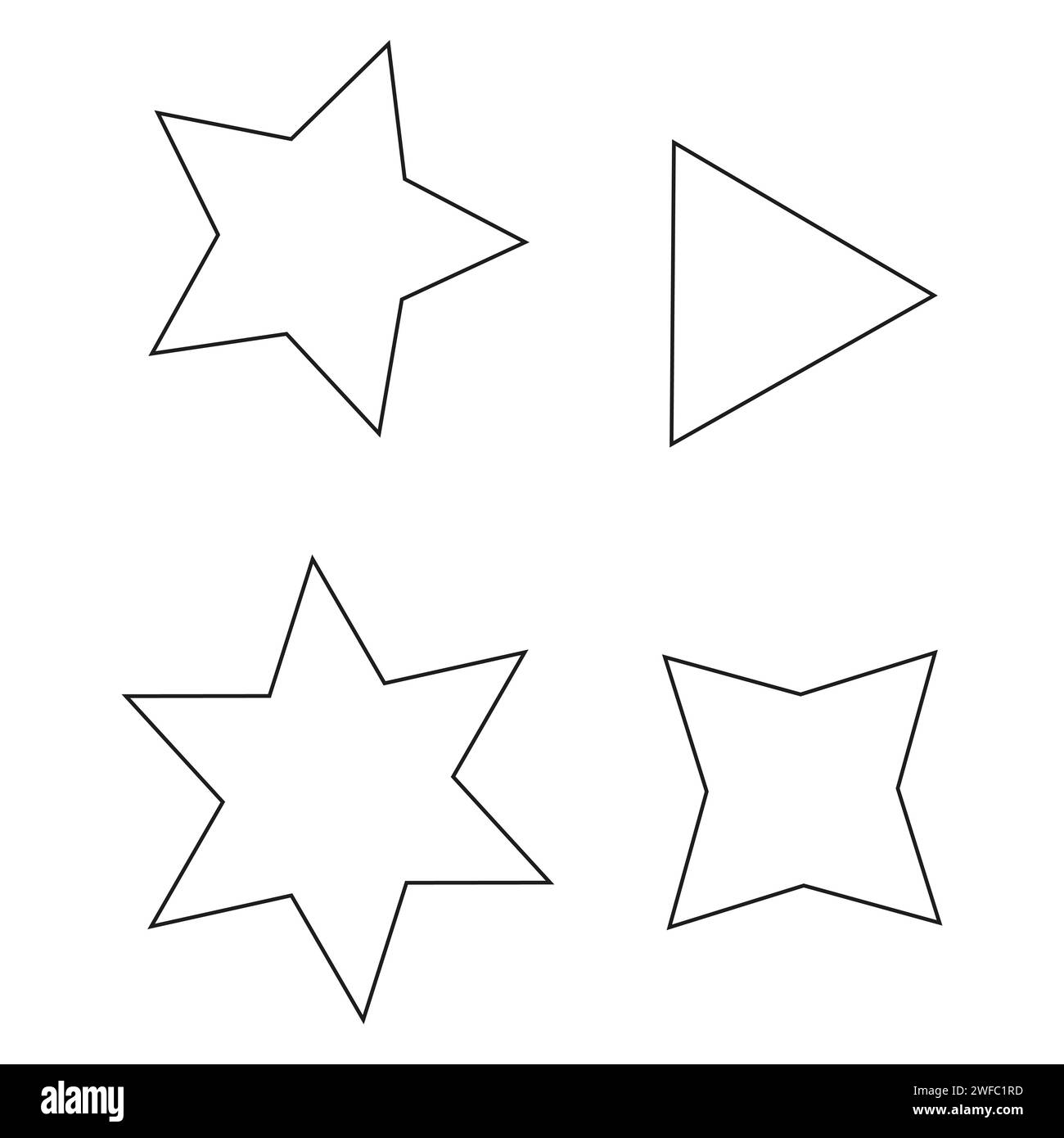 Geometric figure silhouette icon. Basic math element. School education ...