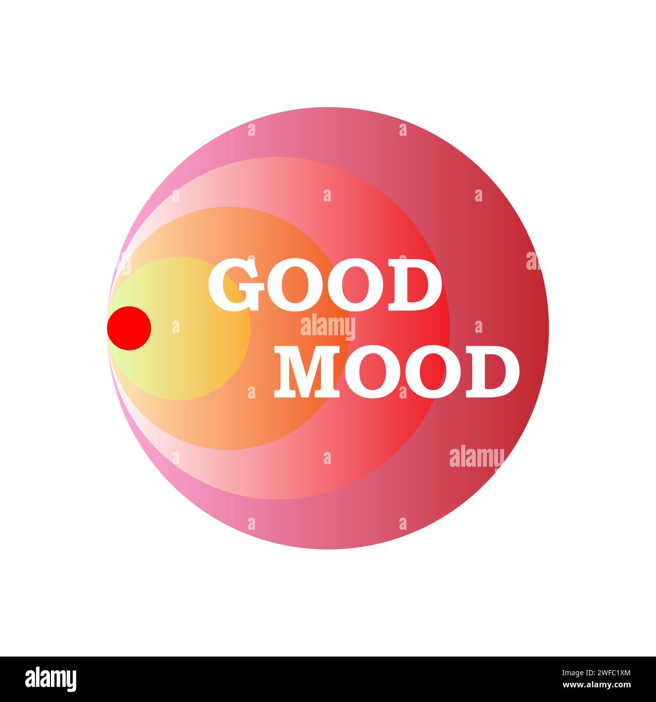 Hand drawn good mood for banner design. Hand lettering calligraphy ...