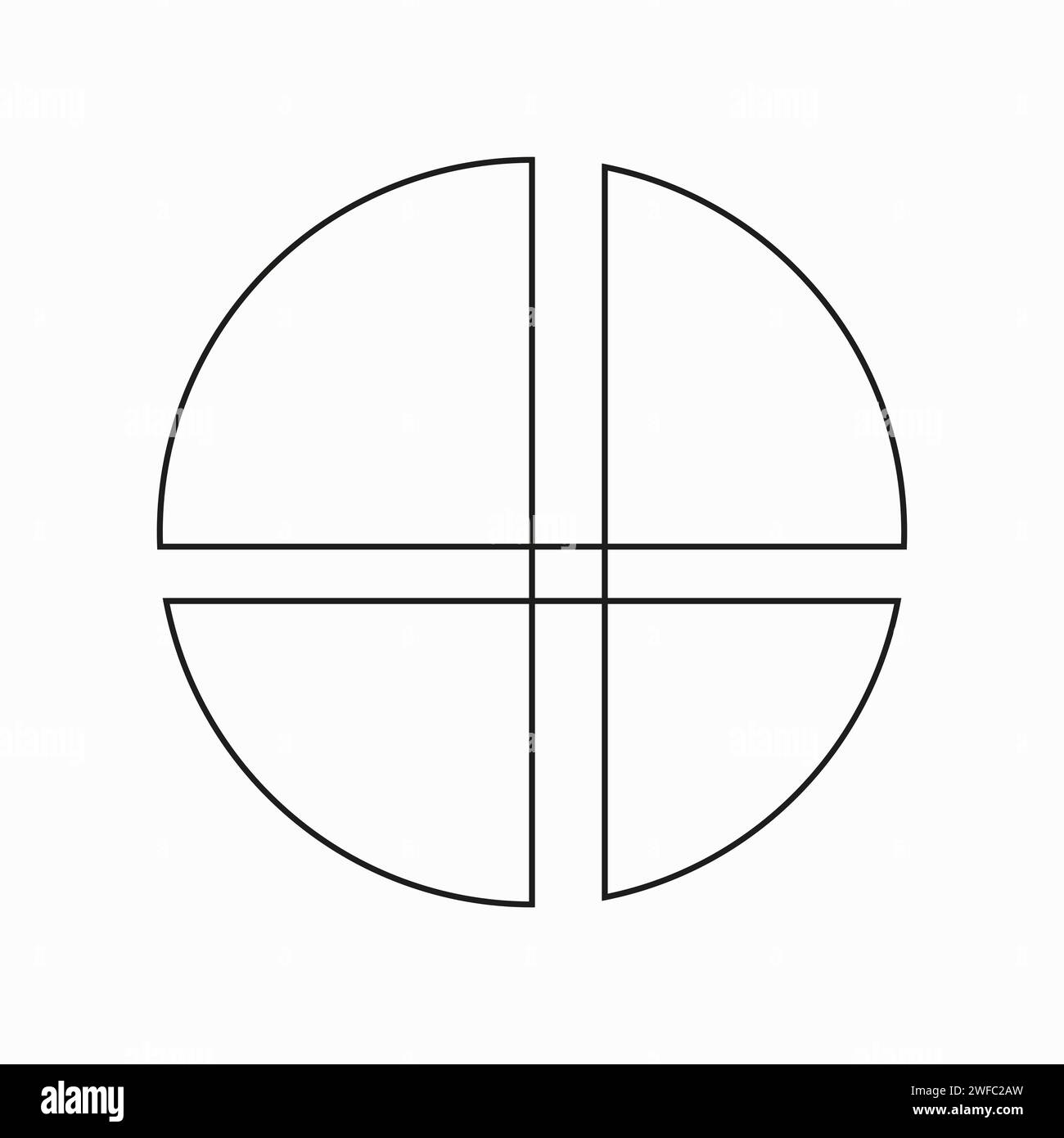 Circle segments icon. Hand drawn picture. Business backdrop. Simple ... Circle segments icon. Hand drawn picture. Business backdrop. Simple ...