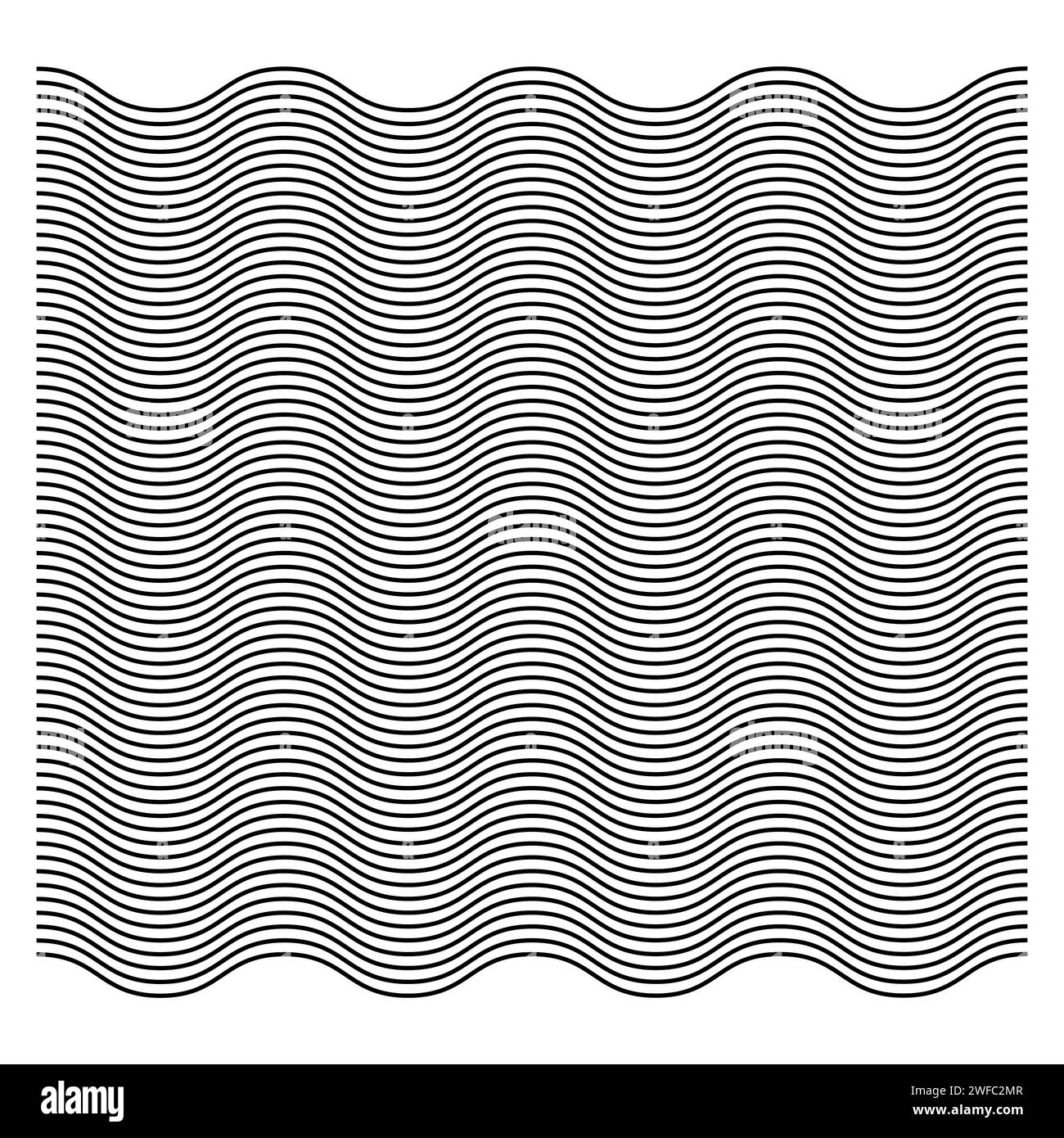 Wavy lines background. template for fabric design. Geometric texture ...