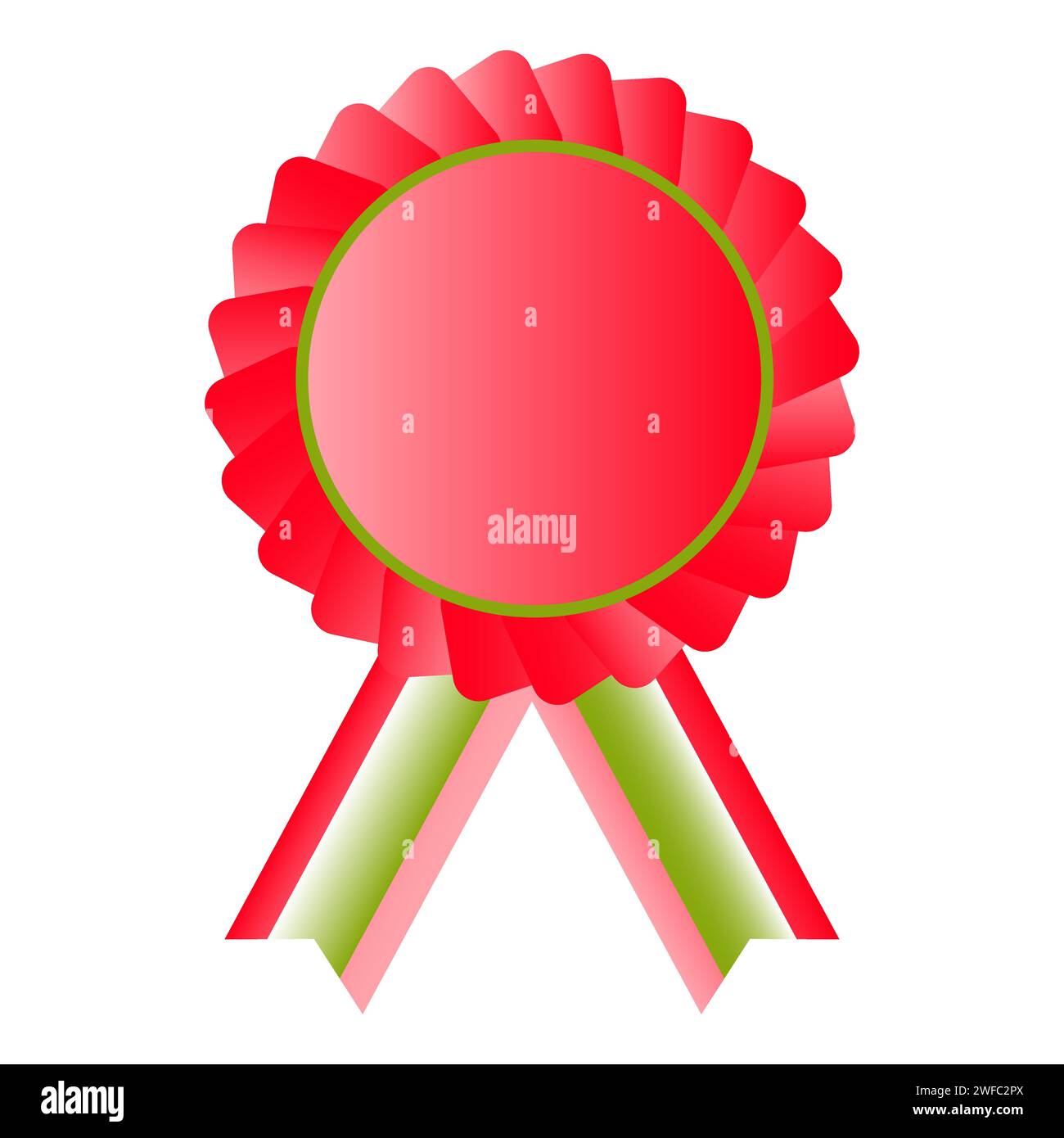 red medal on white background. Certificate design. Sale label. Vector ...