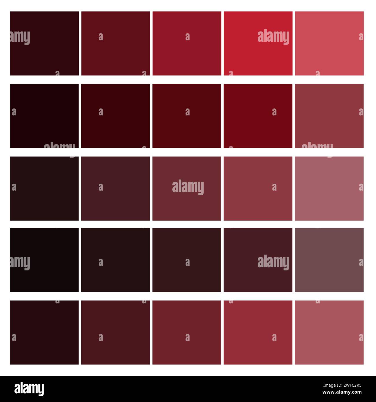 Red color palette hi-res stock photography and images - Alamy
