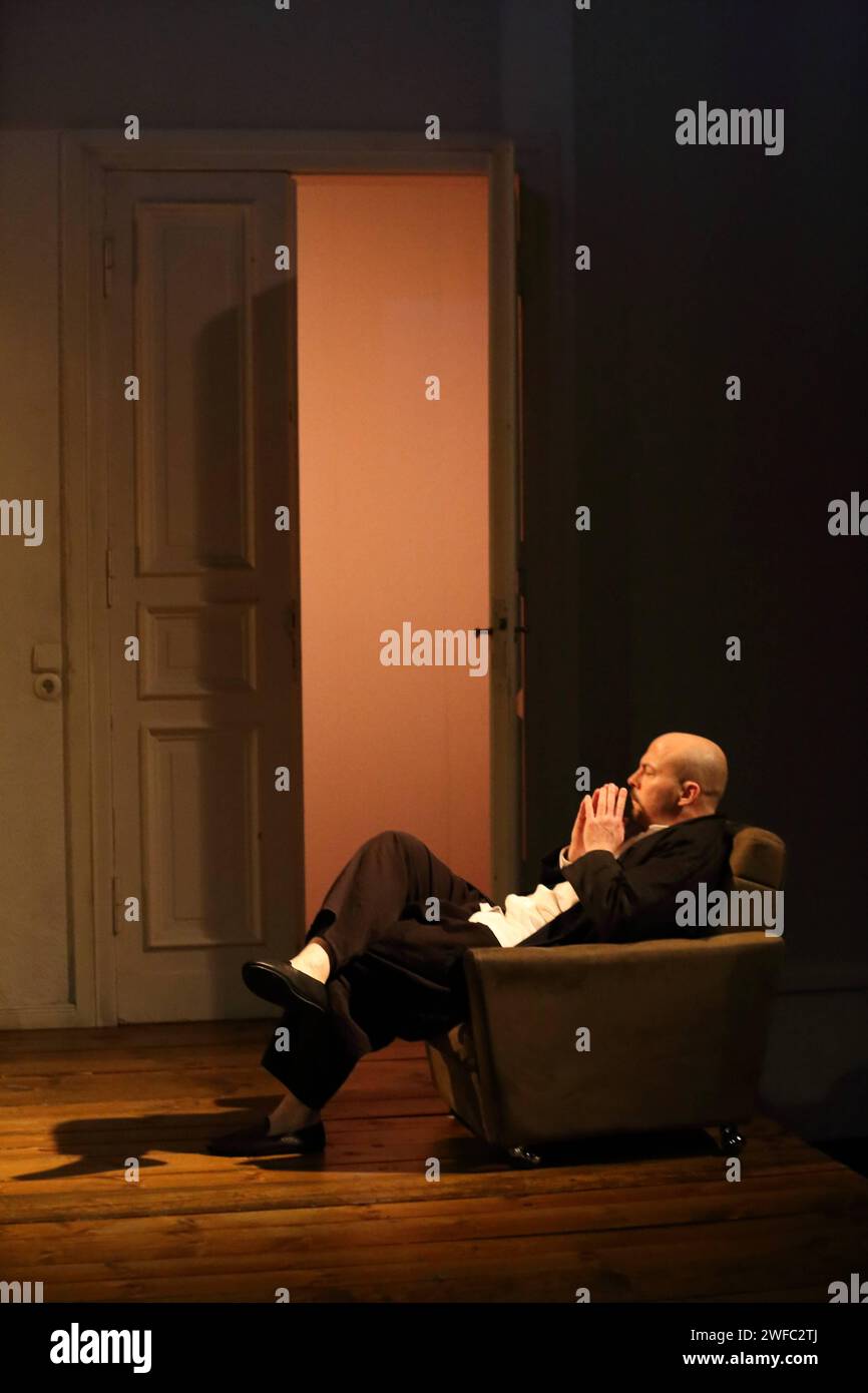 David Ruland als Lukas während der Fotoprobe für das Stück Postkarten ...