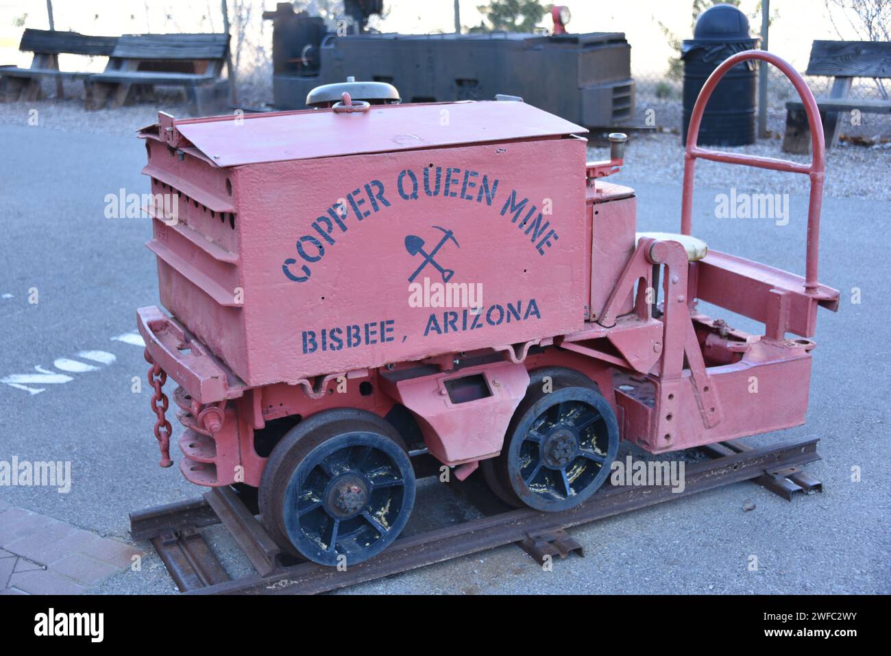 Bisbee, AZ., 12/30/2023. Queen #15 offers visitors a glimpse of tunnel ...