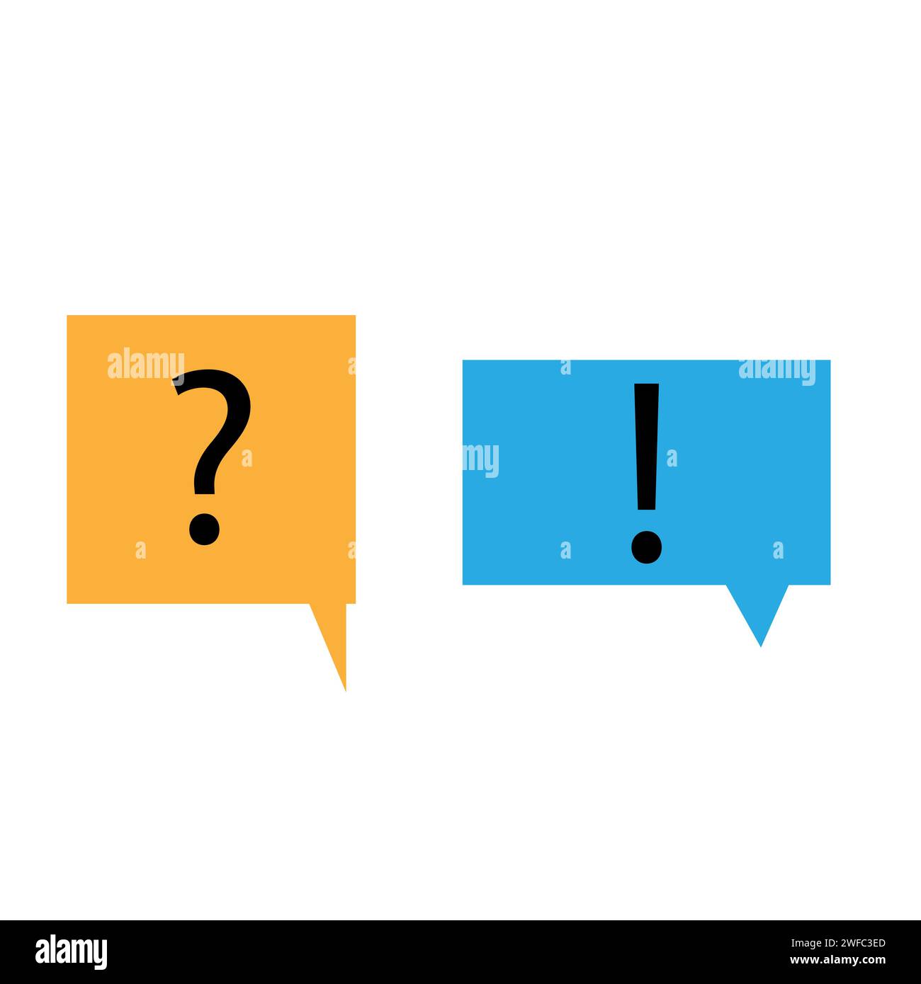 Exclamation mark question mark outline hi-res stock photography and ...
