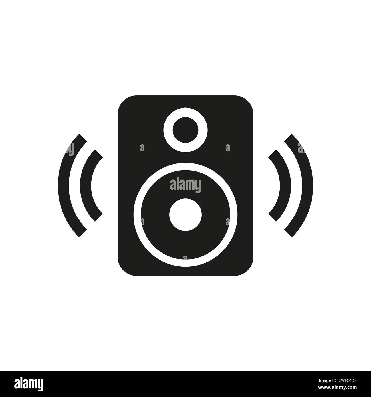 Music logo black and white stock hi-res stock photography and images ...