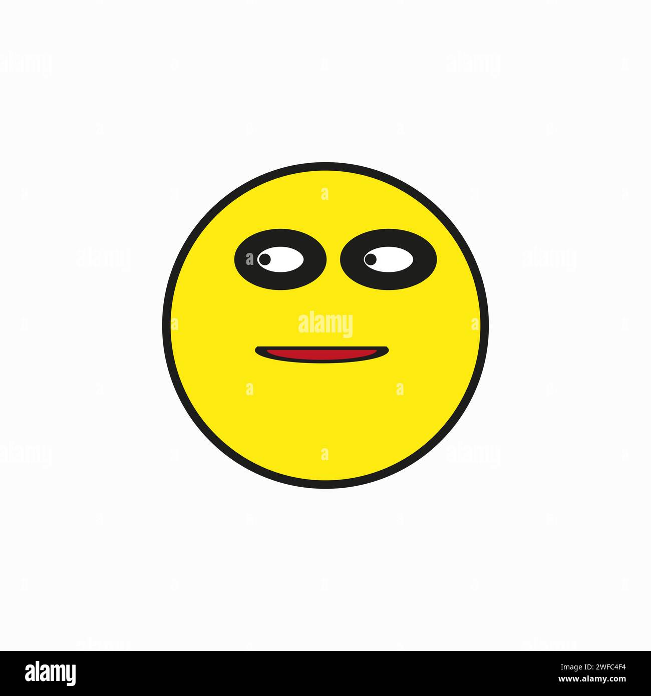 Suspicious smiley icon. Face symbol. Communication background. Simple ... Suspicious smiley icon. Face symbol. Communication background. Simple ...