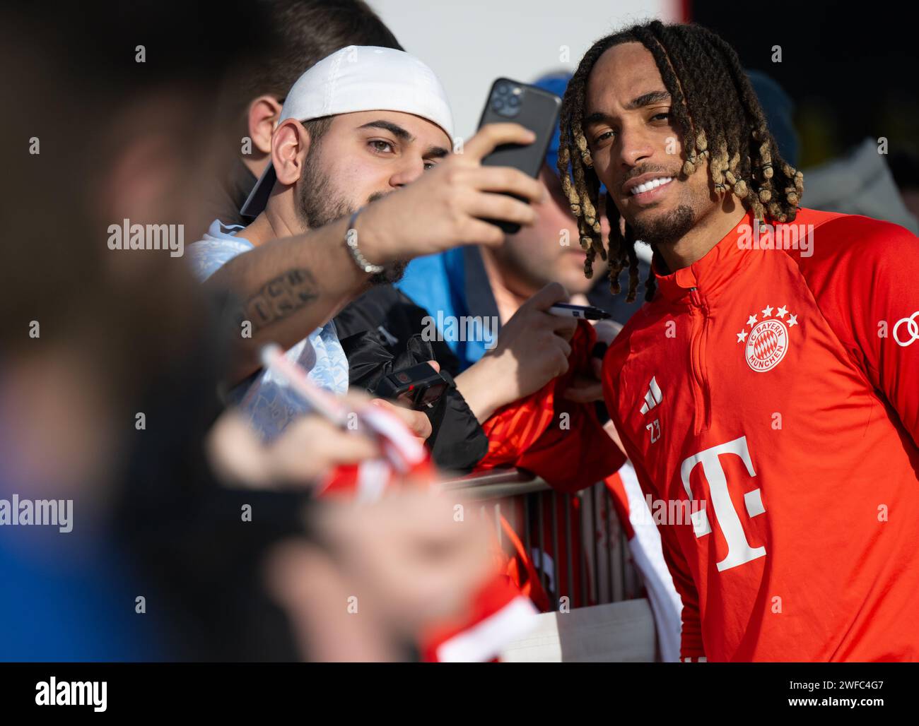 30 January 2024, Bavaria, Munich: Soccer: FC Bayern Munich public ...