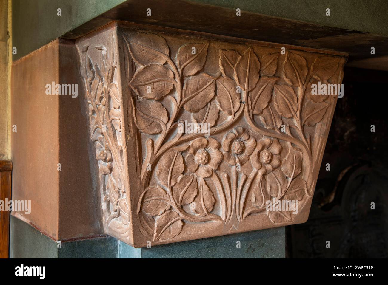 UK, Cumbria, Bowness on Windermere, Blackwell, Arts and Crafts House ...