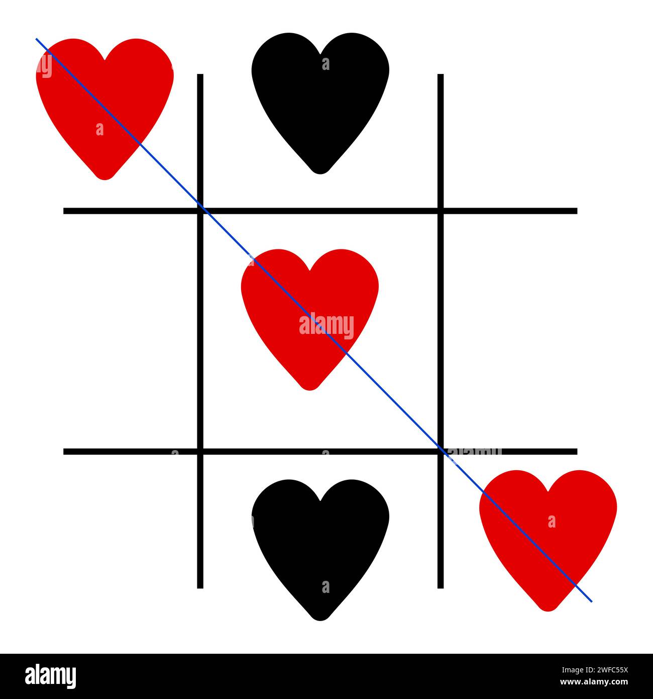 Vector tic tac toe Stock Vector Images - Alamy