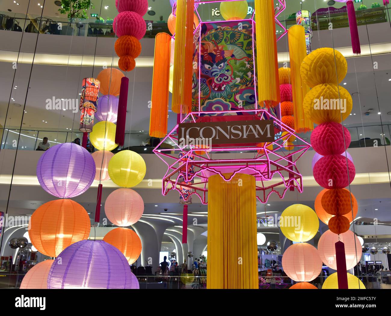 High end shopping mall Iconsiam, Bangkok, Thailand, South East Asia ...