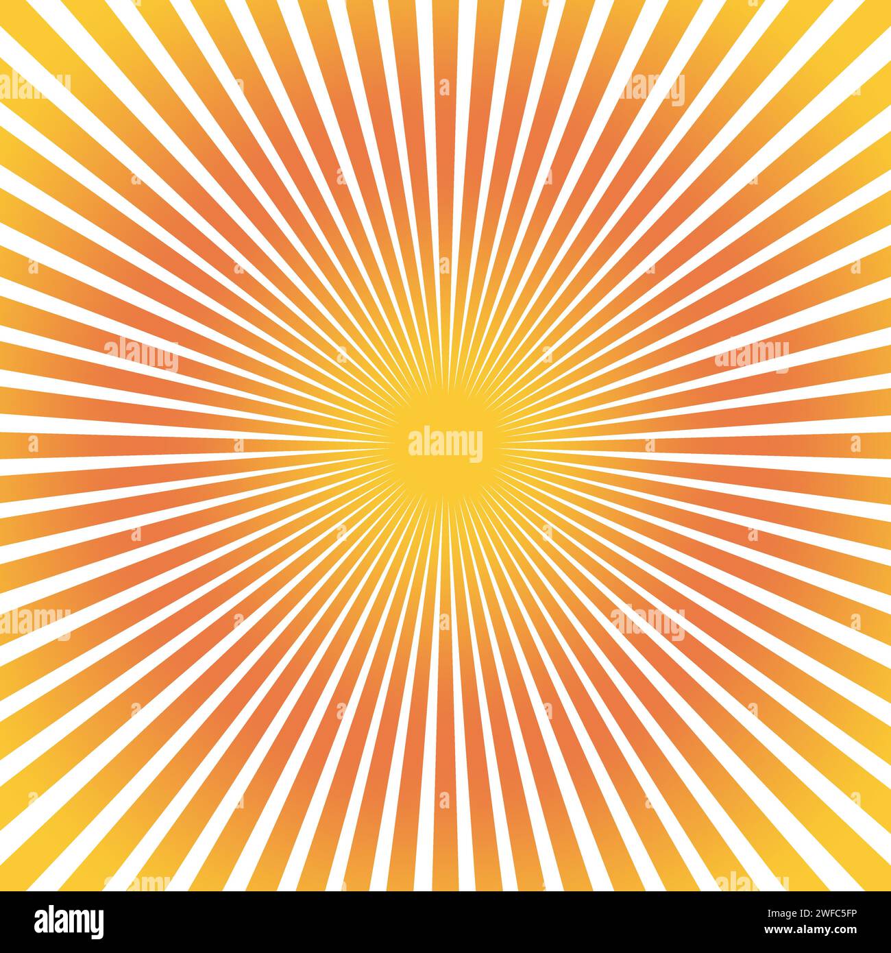 Red orange rays in vintage style. Vector illustration. EPS 10 Stock ...