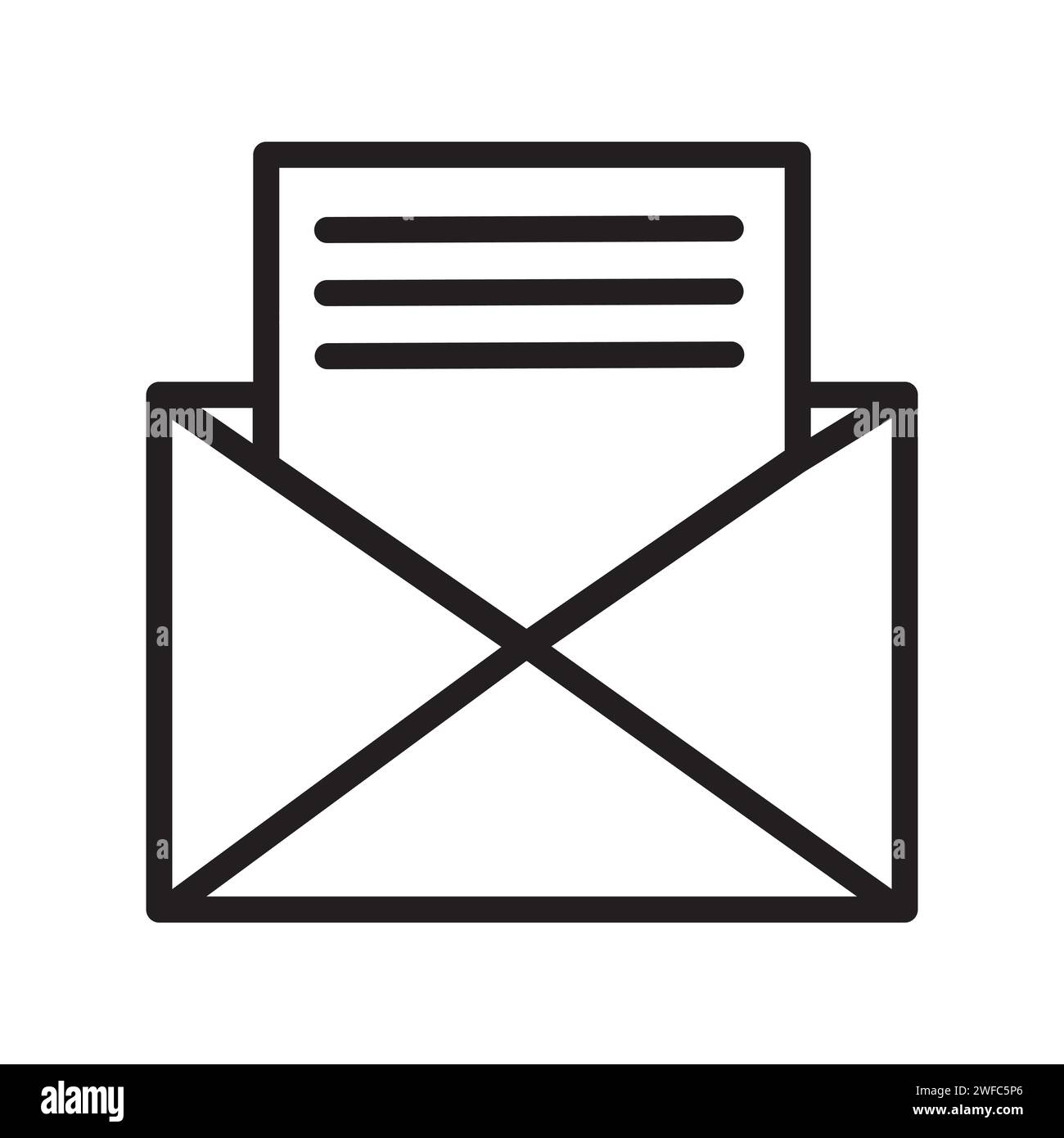 Correspondence image Stock Vector Images - Alamy
