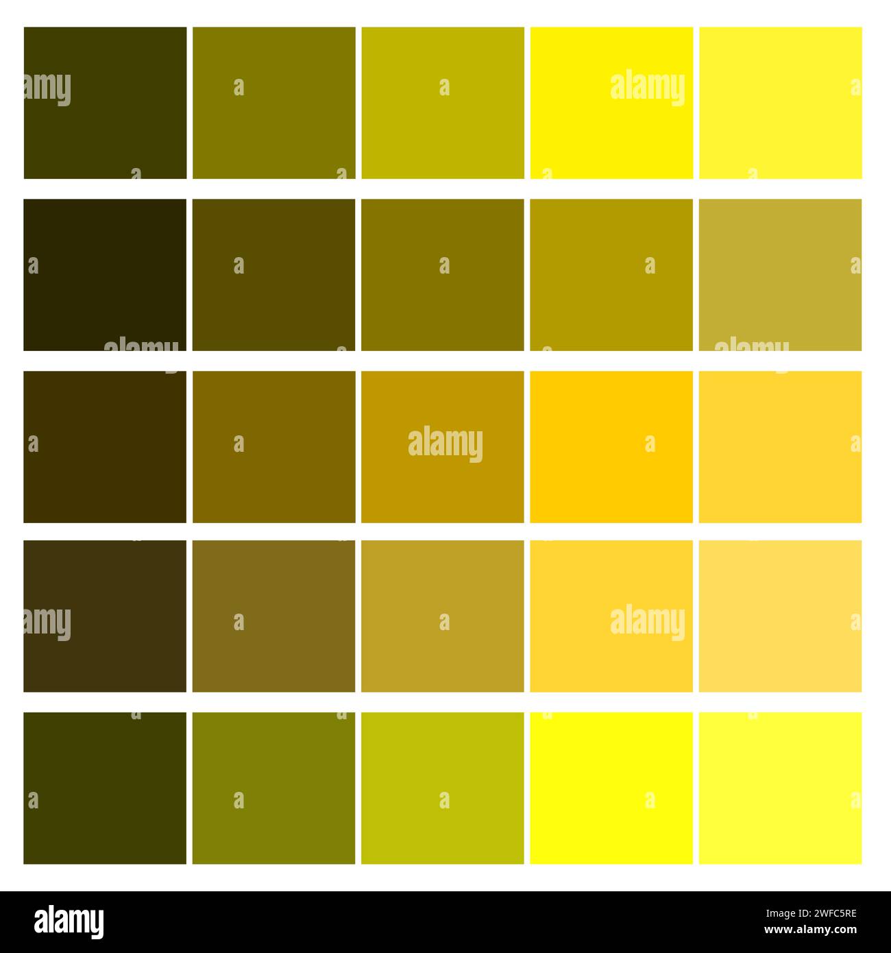 Green and yellow color palette. Art design. Interior decor element ...