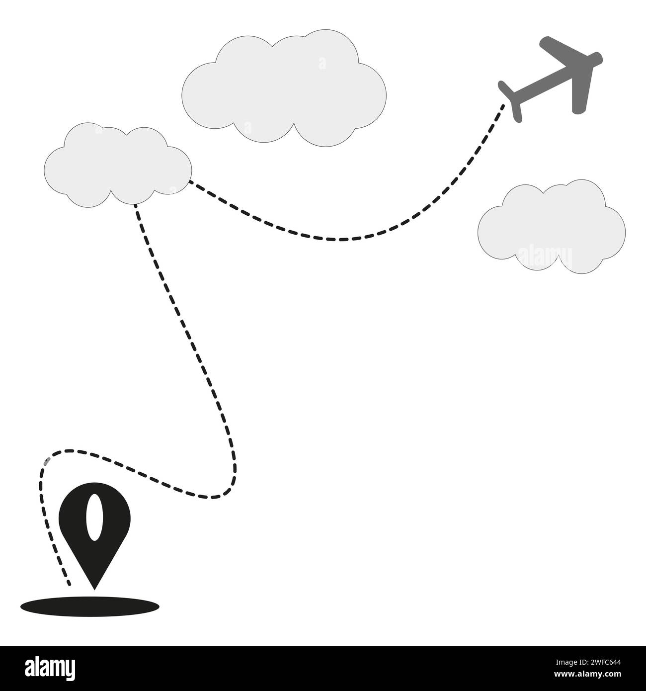 Trip itinerary Stock Vector Images - Alamy