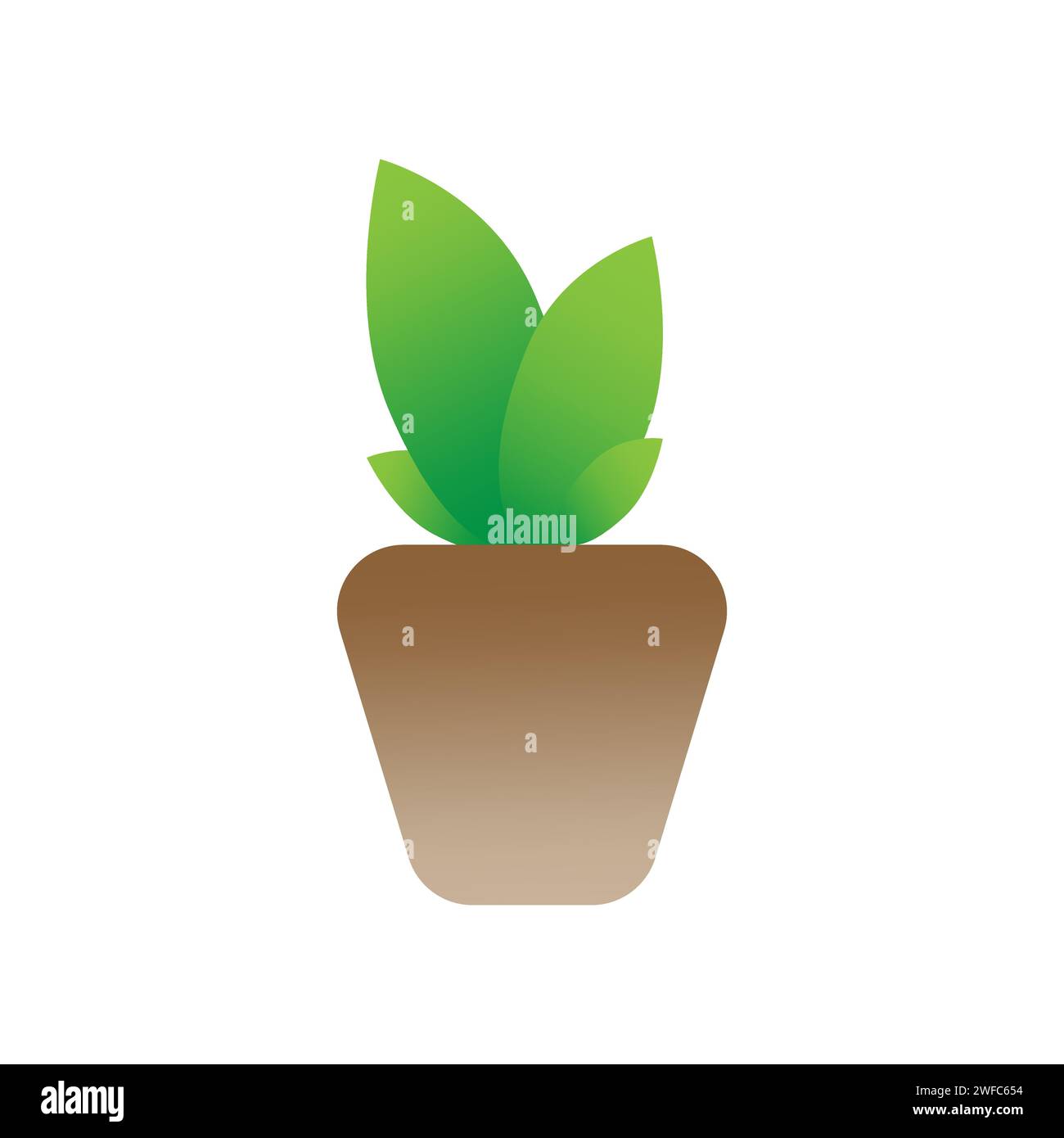 Plant floral design. Line art. Vector illustration. stock image. EPS 10 ...