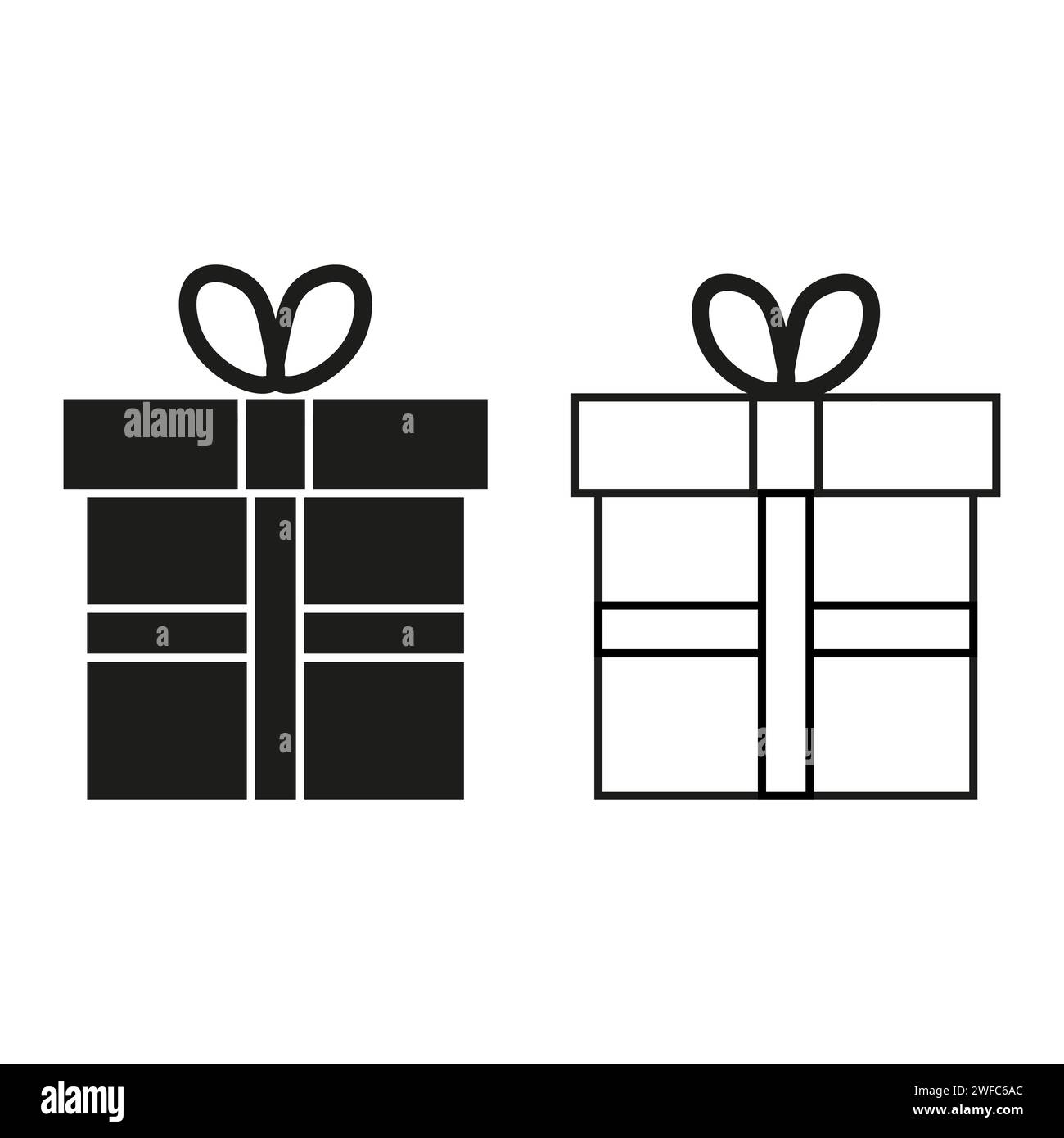 Giftbox drawing Stock Vector Images - Alamy