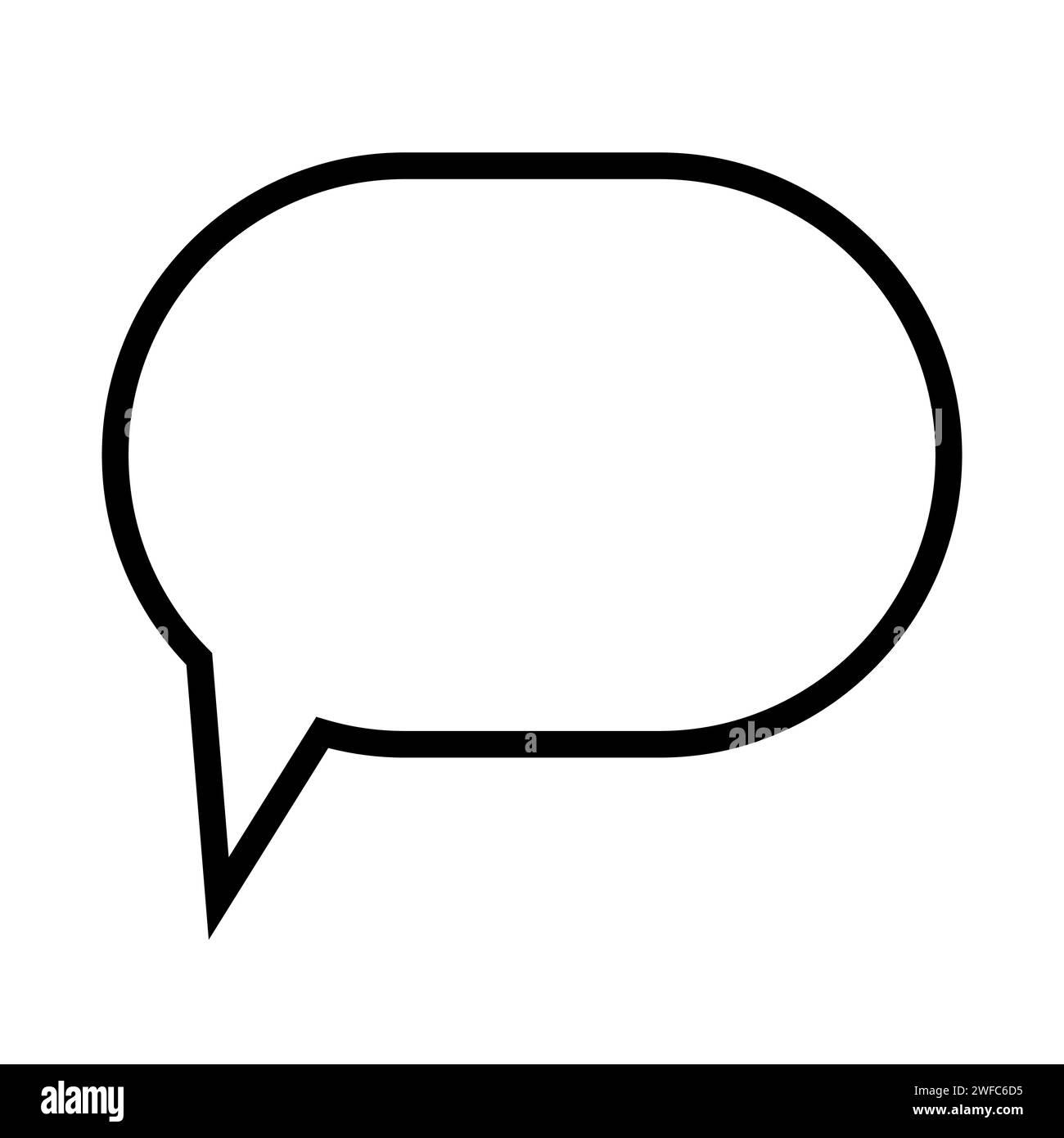 Oval dialogue icon. Communication background. Classic sign. Speech ...