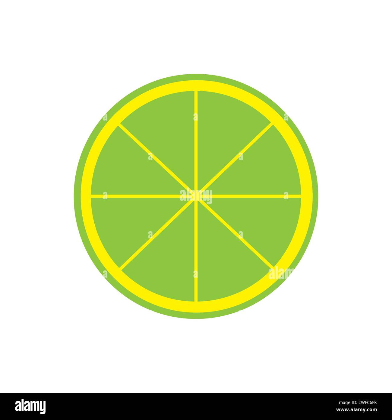 Lime icon. Green citrus fruit. Flat sign. Modern art. Creative logo ...