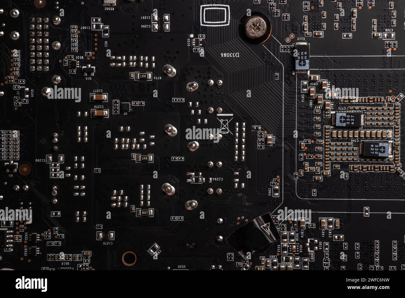 The components of a personal computer system hi-res stock photography ...