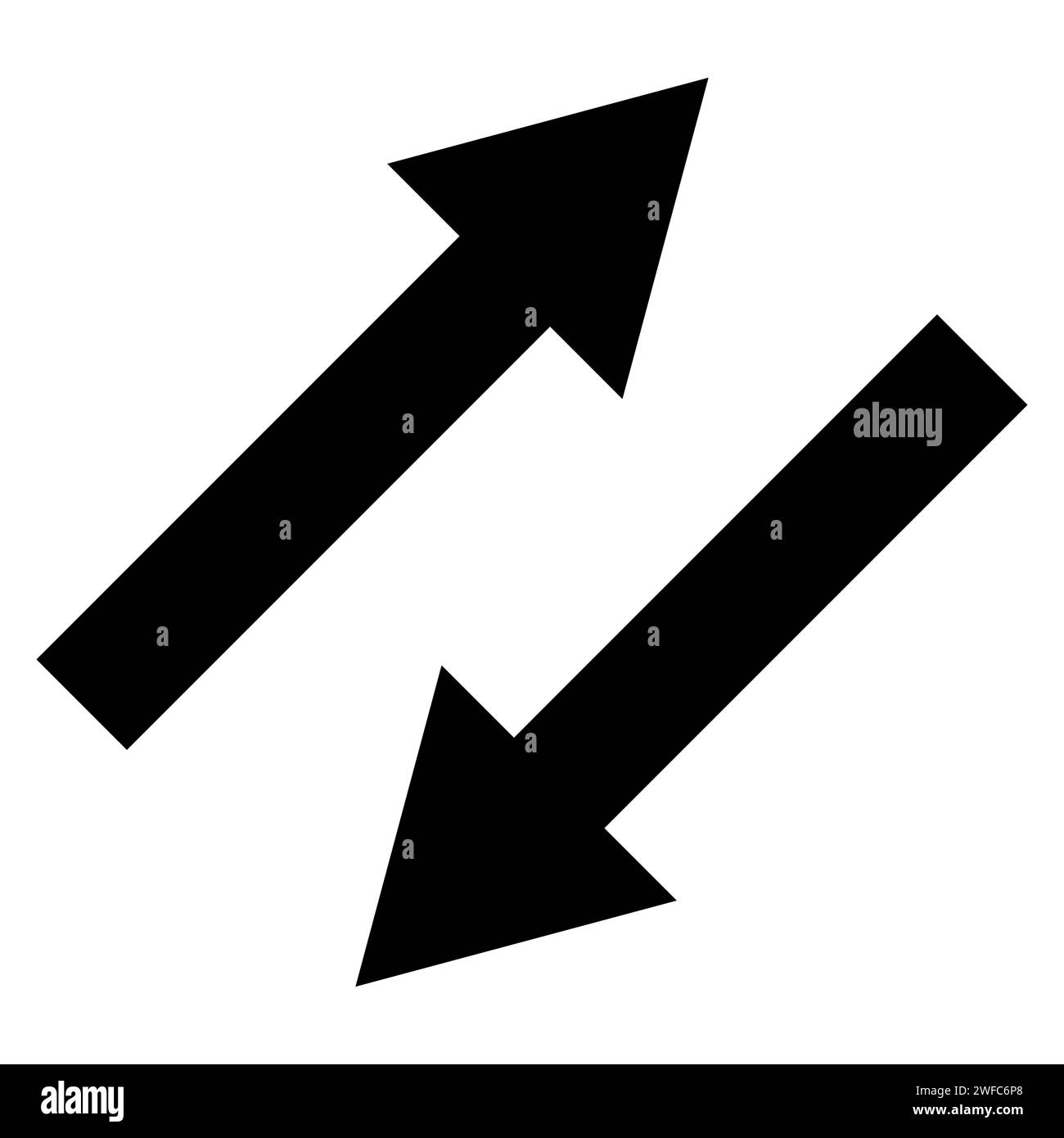 Two arrows up icon hi-res stock photography and images - Alamy