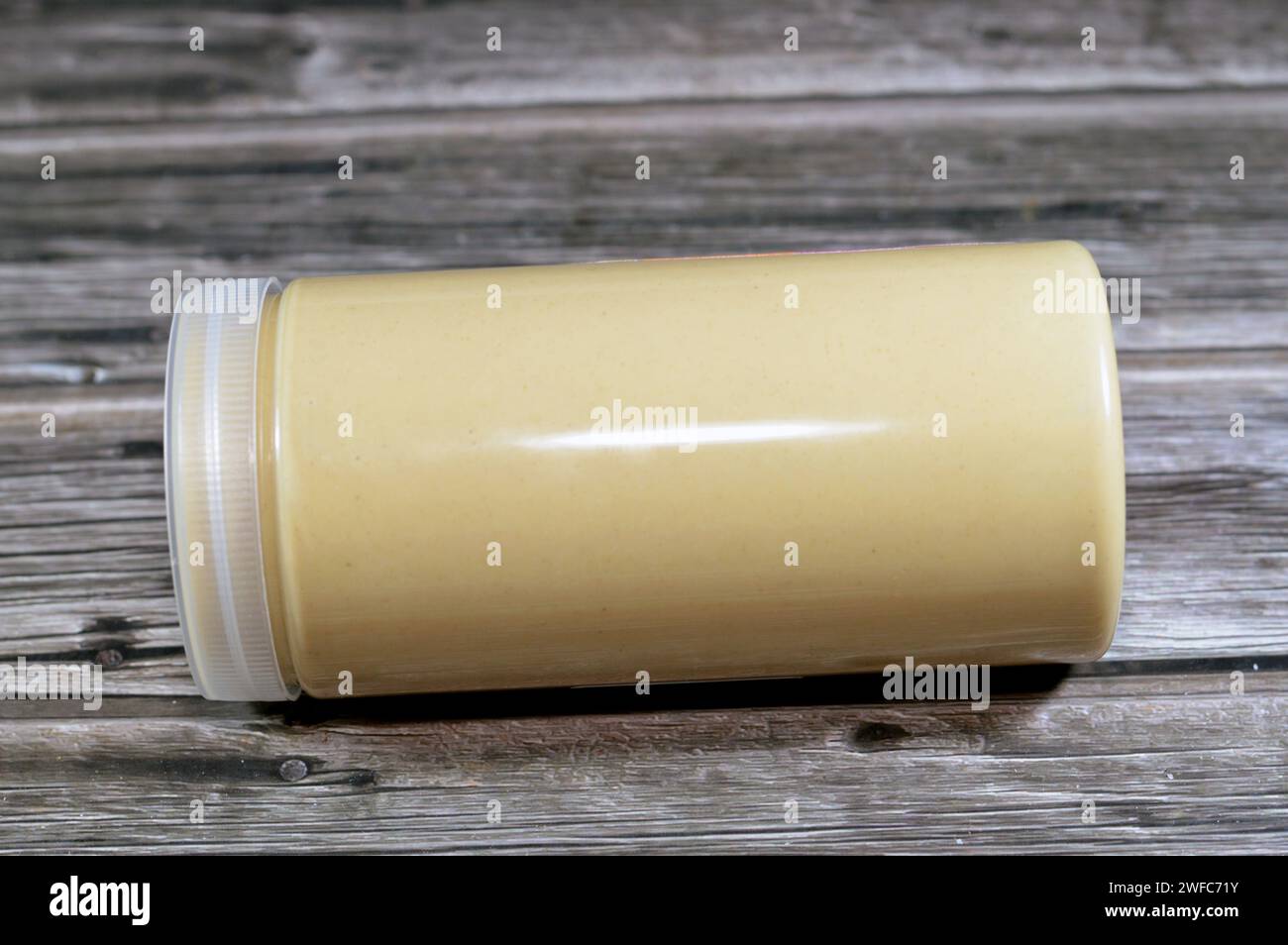 Tahini Tahina which is a Middle Eastern condiment made from toasted ...