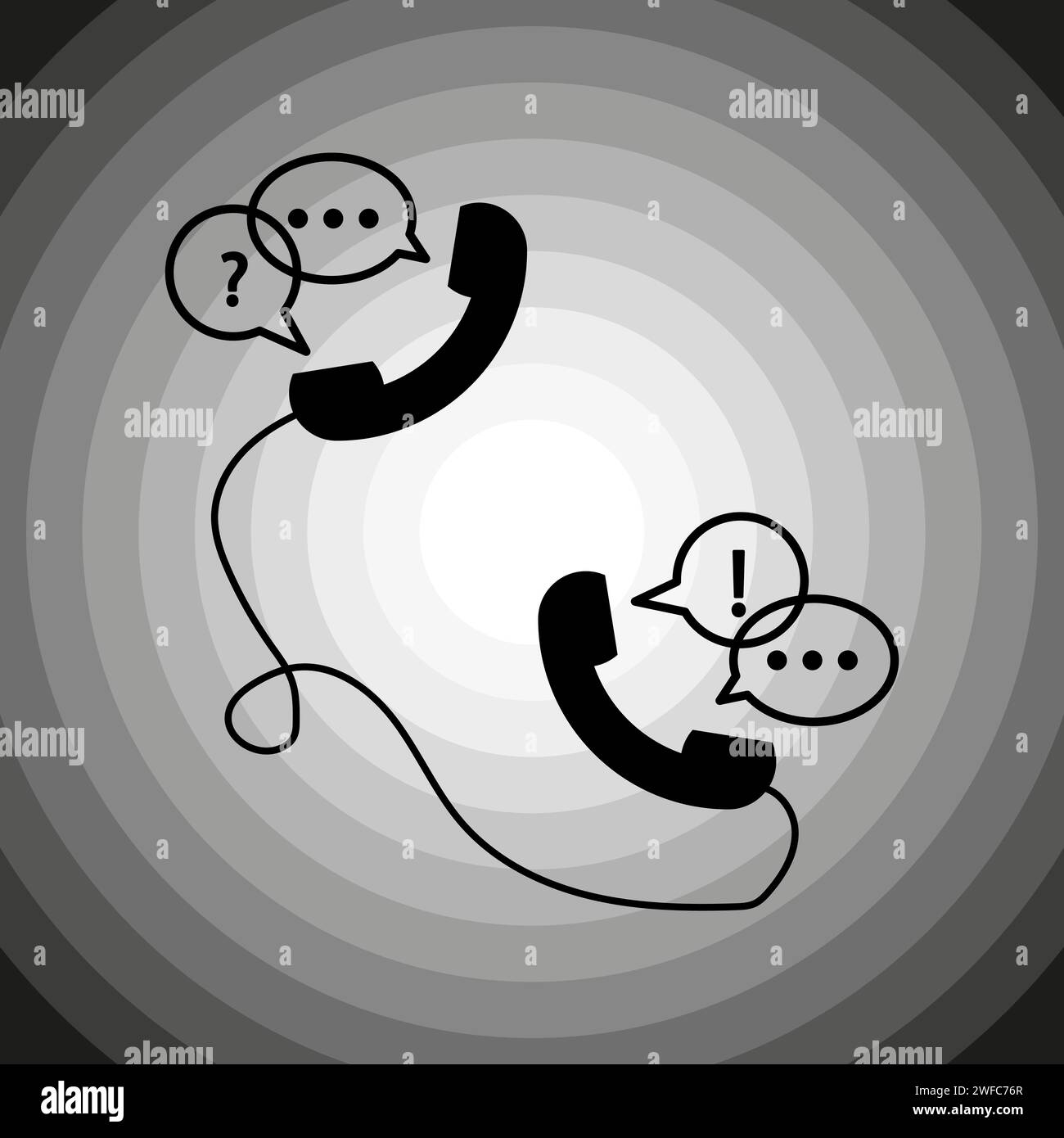 10 messages Stock Vector Images - Alamy