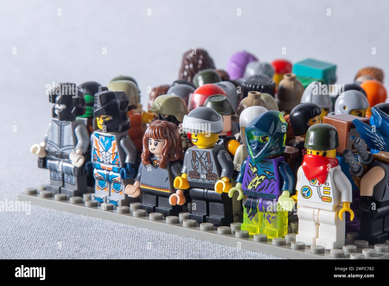 Lego mini figures set of different. Game toy man. Children's game ...