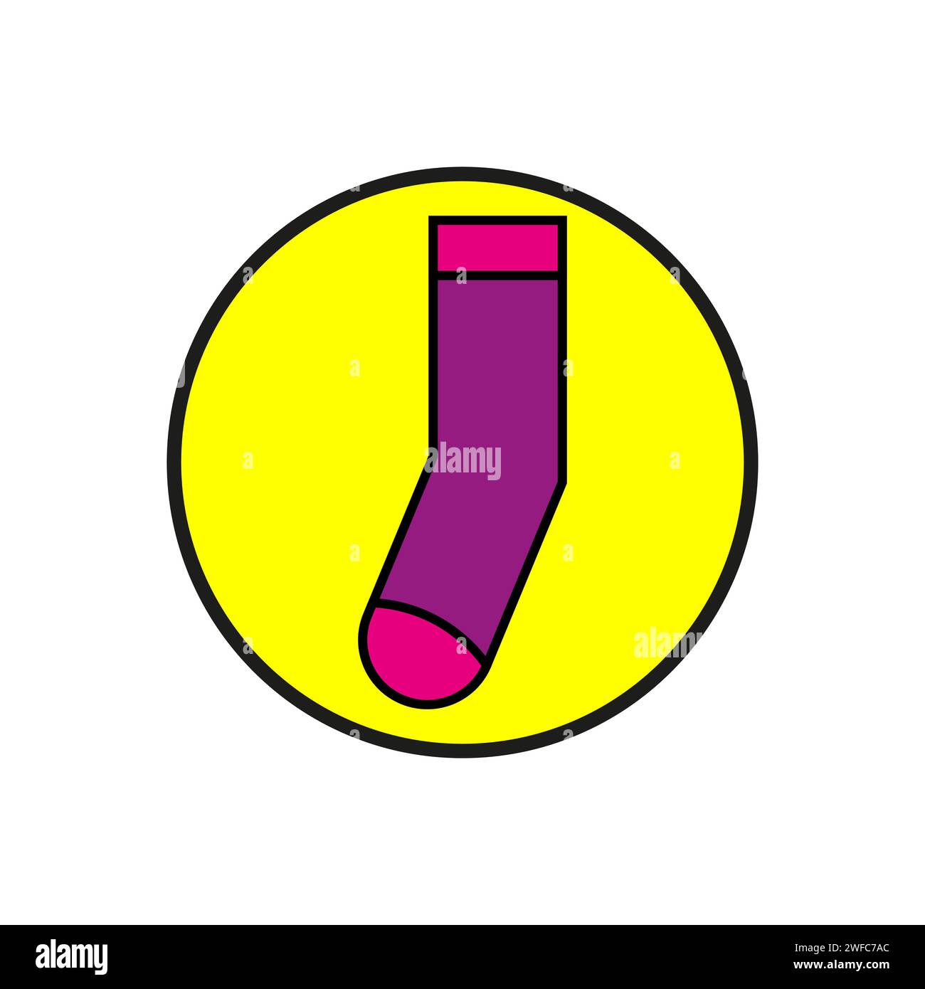 Sock pictogram hi-res stock photography and images - Alamy