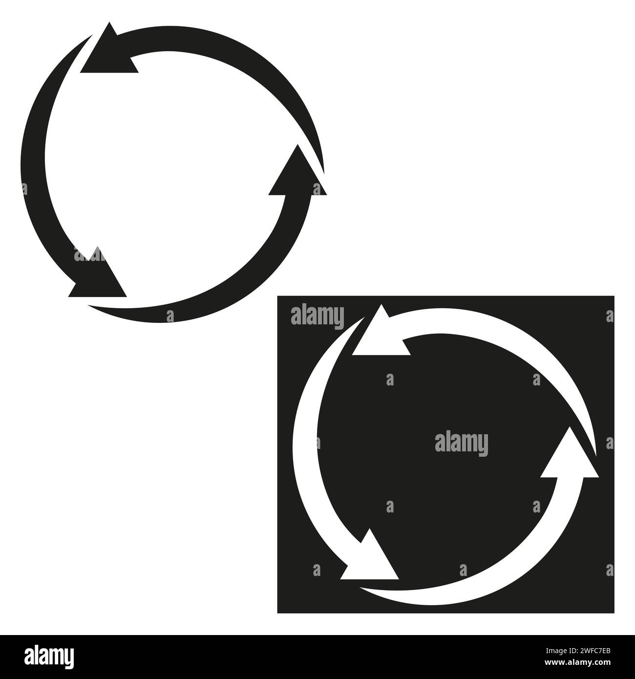 Circles arrows. Circle diagram infographic set. Vector illustration ...