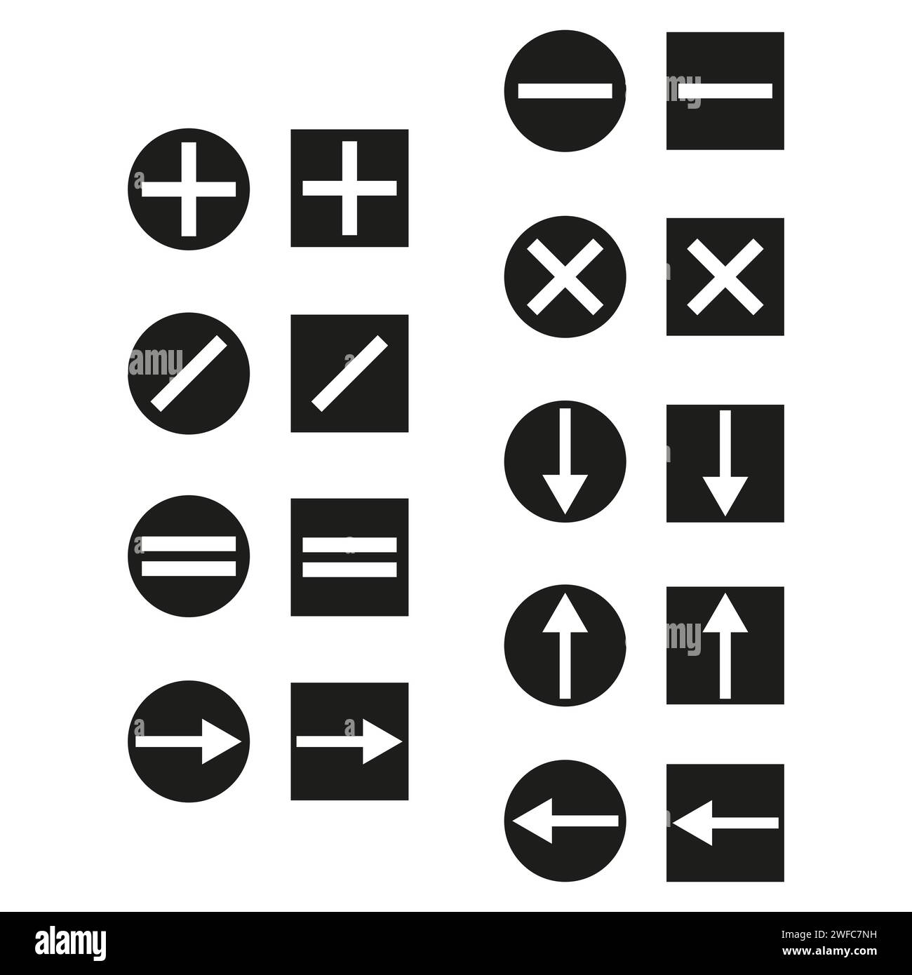 Seamless math symbols vector background hi-res stock photography and ...