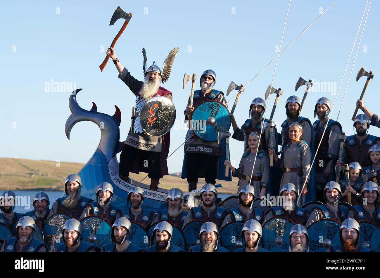 Guizer Jarl Richard Moar and the Jarl Squad pose for a photograph on ...