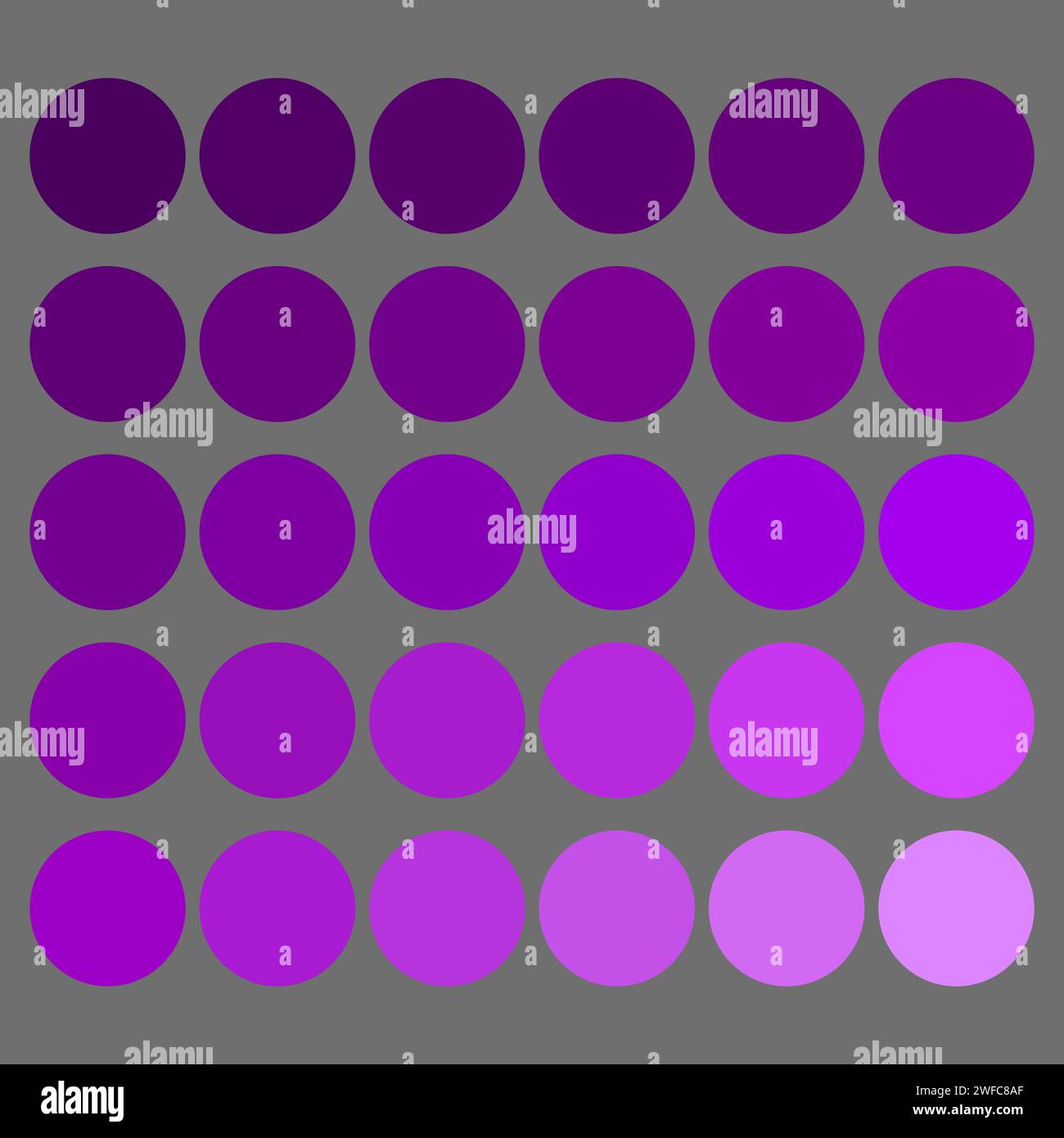 Modern blue palette circles. Color palette. Vector illustration. EPS 10 ...