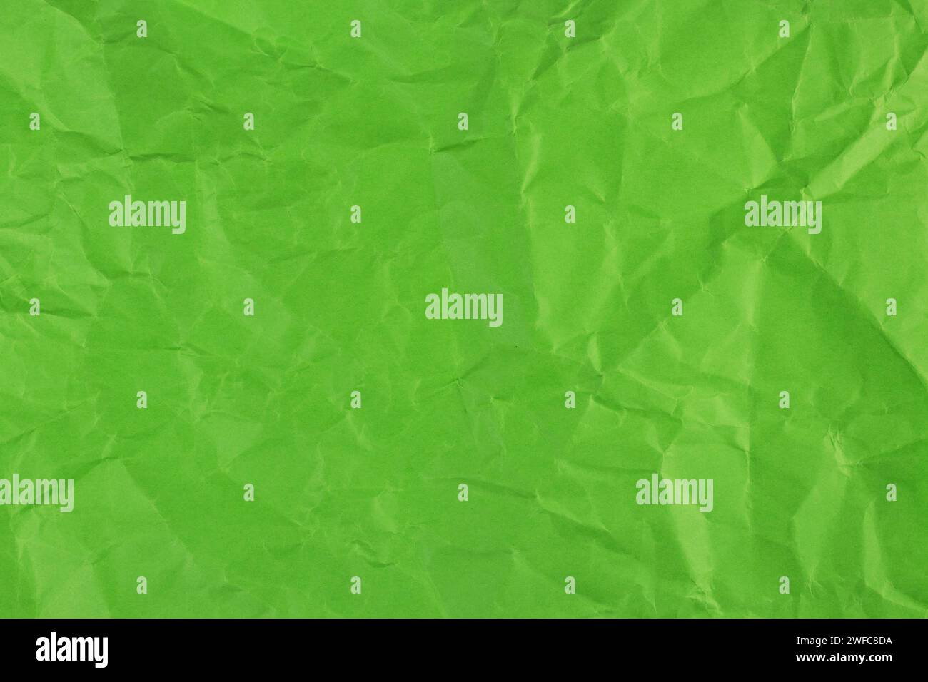 Green clumped paper texture background, carft paper board wrinked and ...