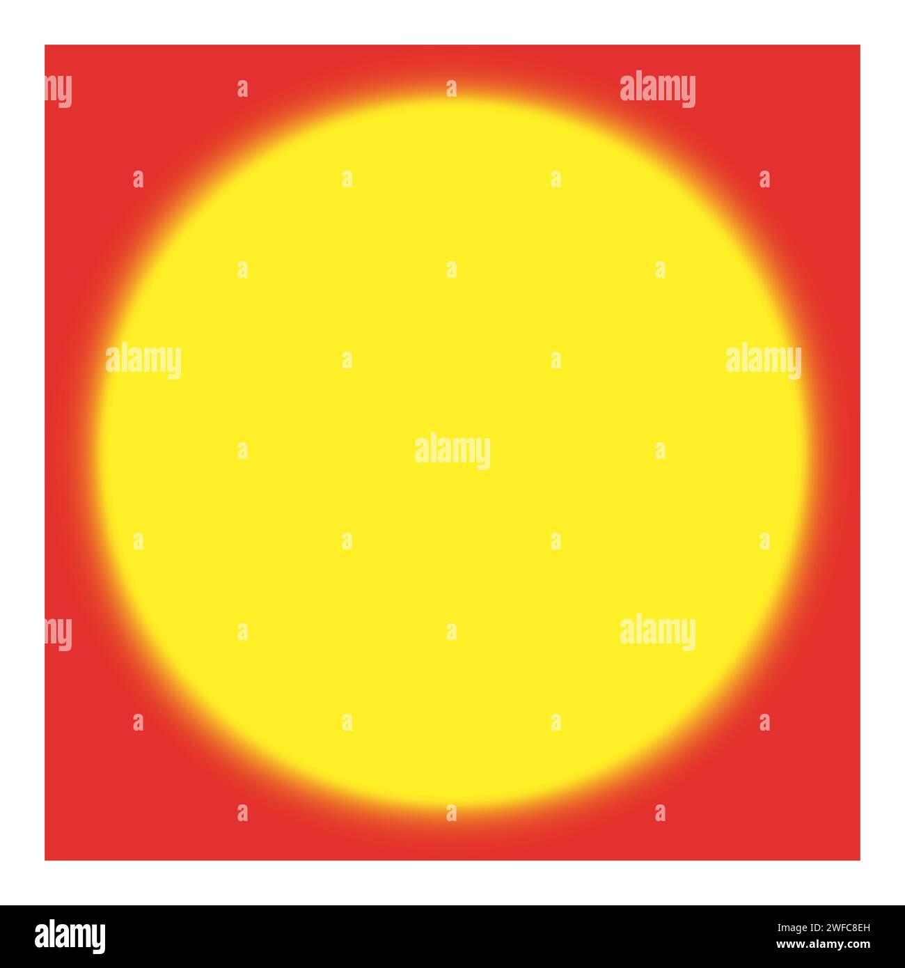 yellow circle red square. Vector illustration. stock image. EPS 10 ...