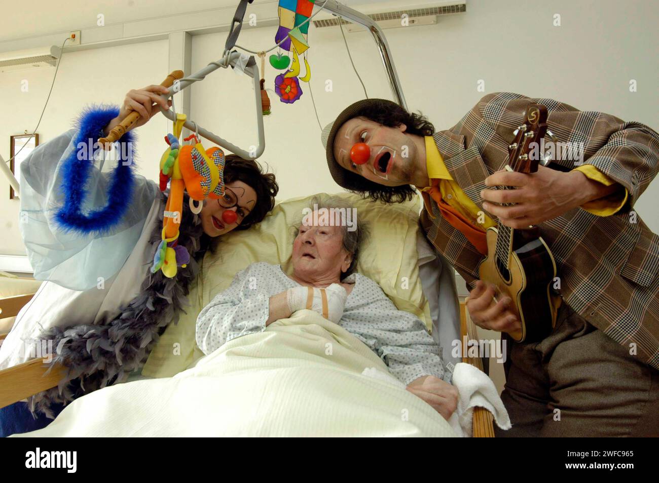 red nose as symbol for clowndoctor, laughter as medicine and therapy ...