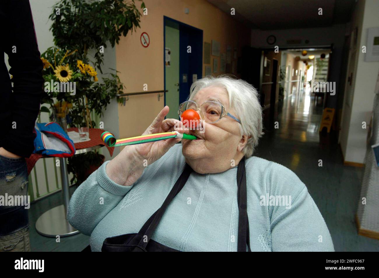 red nose as symbol for clowndoctor, laughter as medicine and therapy ...
