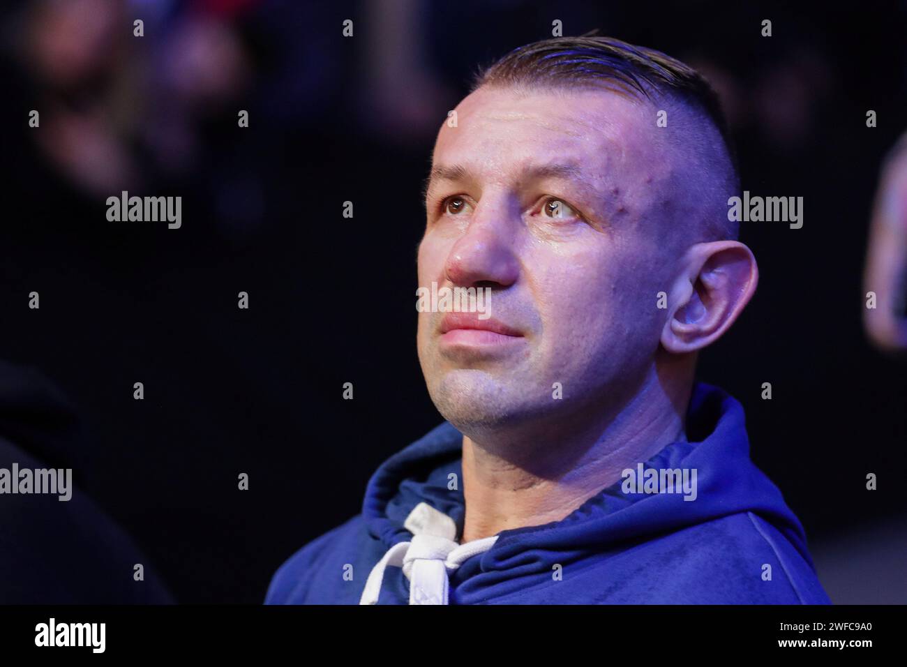 Gliwice, Poland. 27th Jan, 2024. Tomasz Adamek of Poland seen during ...
