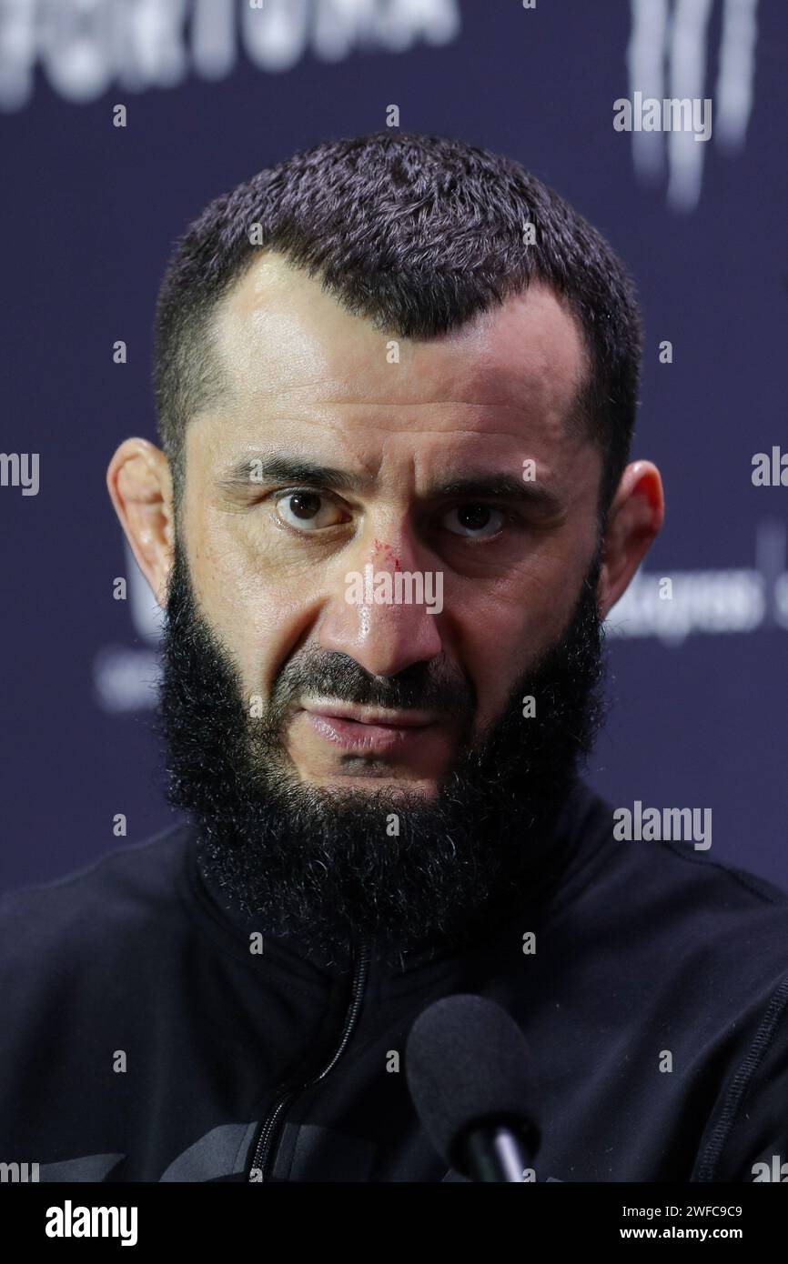 Gliwice, Poland. 27th Jan, 2024. Mamed Chalidow of Poland seen during ...