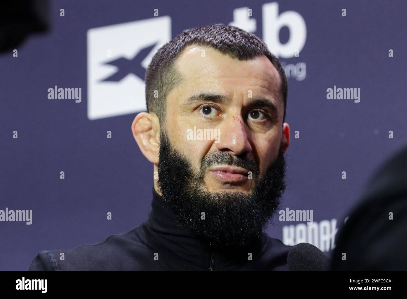 Gliwice, Poland. 27th Jan, 2024. Mamed Khalidov of Poland seen during ...