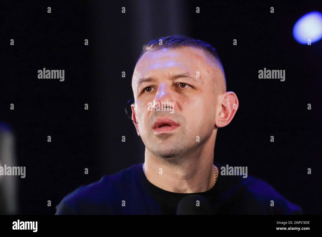 Gliwice, Poland. 27th Jan, 2024. Tomasz Adamek of Poland seen during ...