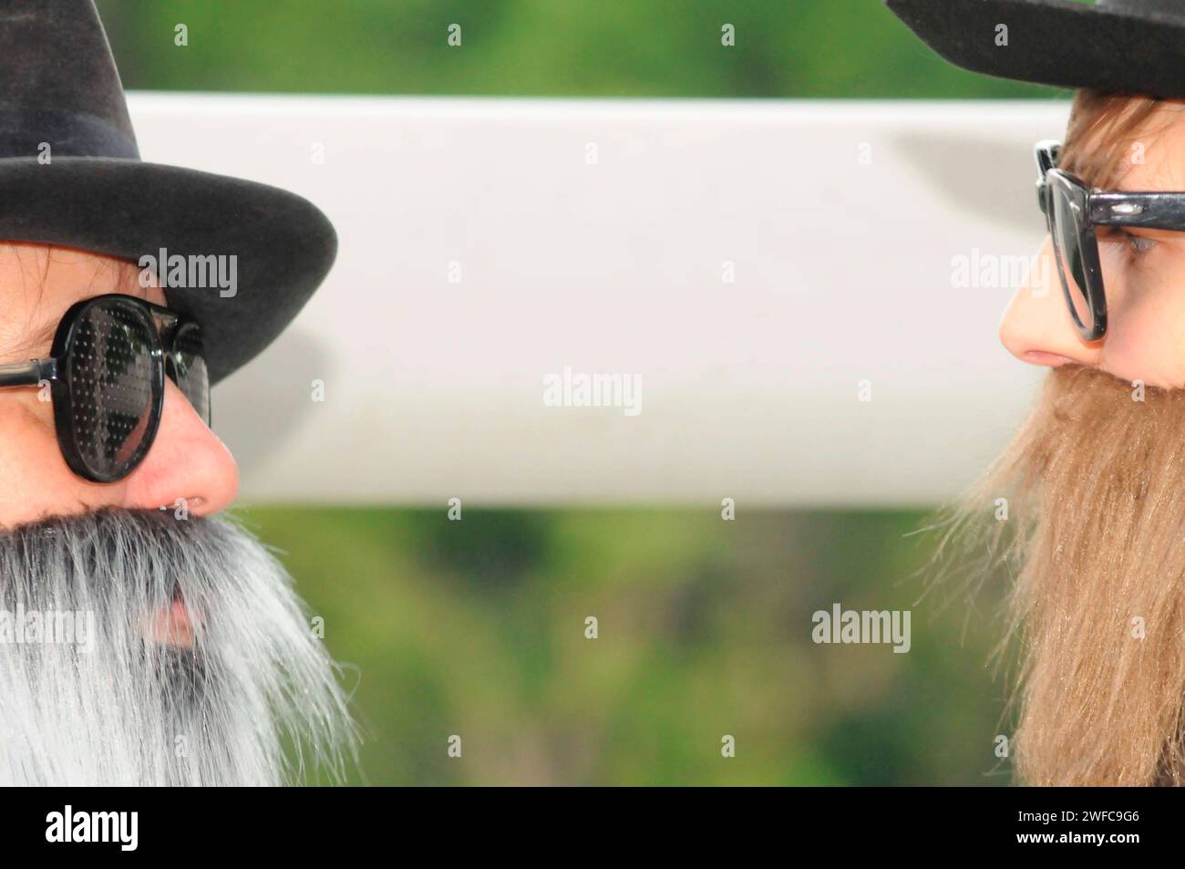 a person wearing a beard, facial hair as part of the look a person ...