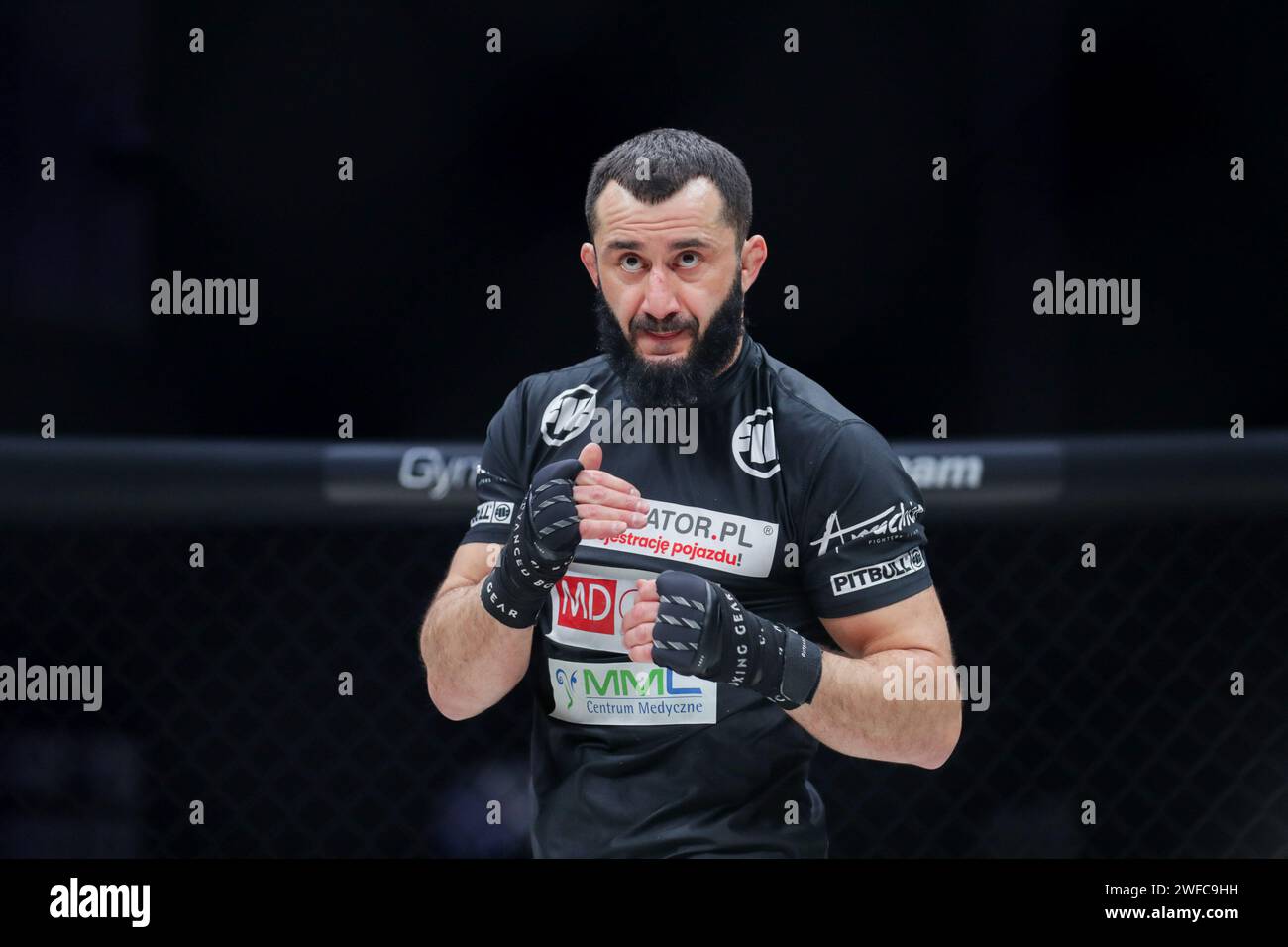 Mamed Khalidov of Poland seen during XTB KSW EPIC Media Training before ...